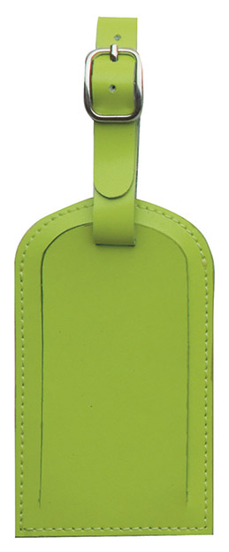 Coloured Luggage Tag - Green 9161G - Promote It